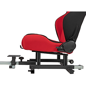 Centered Flight Stick Lower Mount Bracket with Height Adjusmtent. Plates Included. Configuration #6 Compatible with Thrustmaster Warthog, F-16C Viper HOTAS, F/A 18, VirPil, VKB and WinWing Sticks