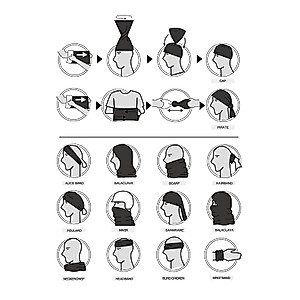 sheenwang Neck Gaiter, Adjustable Gaiter Mask, Balaclava Face Mask Bandana Cover Scarf for Men, Women, Boys (2 Pack)