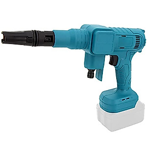 AB1 Brushless Cordless High Pressure Car Washer Car Water Tool Reusable Portable Car Washer Spray Car Wash Pressure Cleaner Adjustable Cleaning Machine for Car Garden Washing AB1(blue)