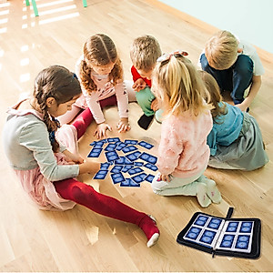 ProCase 4-Pocket Trading Card Binder, 400 Pockets Portable Trading Cards Holder Collector Album with 50 Removable Sheets for Boys Girls –Red