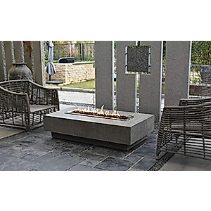 Fire Table Outdoor Fire Pit Hampton Fire Table with Elementi Brand-Natural Gas