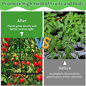 Trellis Netting, Scrog Net with 4 Hooks, 4x4 Trellis Net for Grow Tent, Heavy-Duty Plant Net for Cucumber Gardening and Horticulture, Grow Tent Accessories(1 Pack)