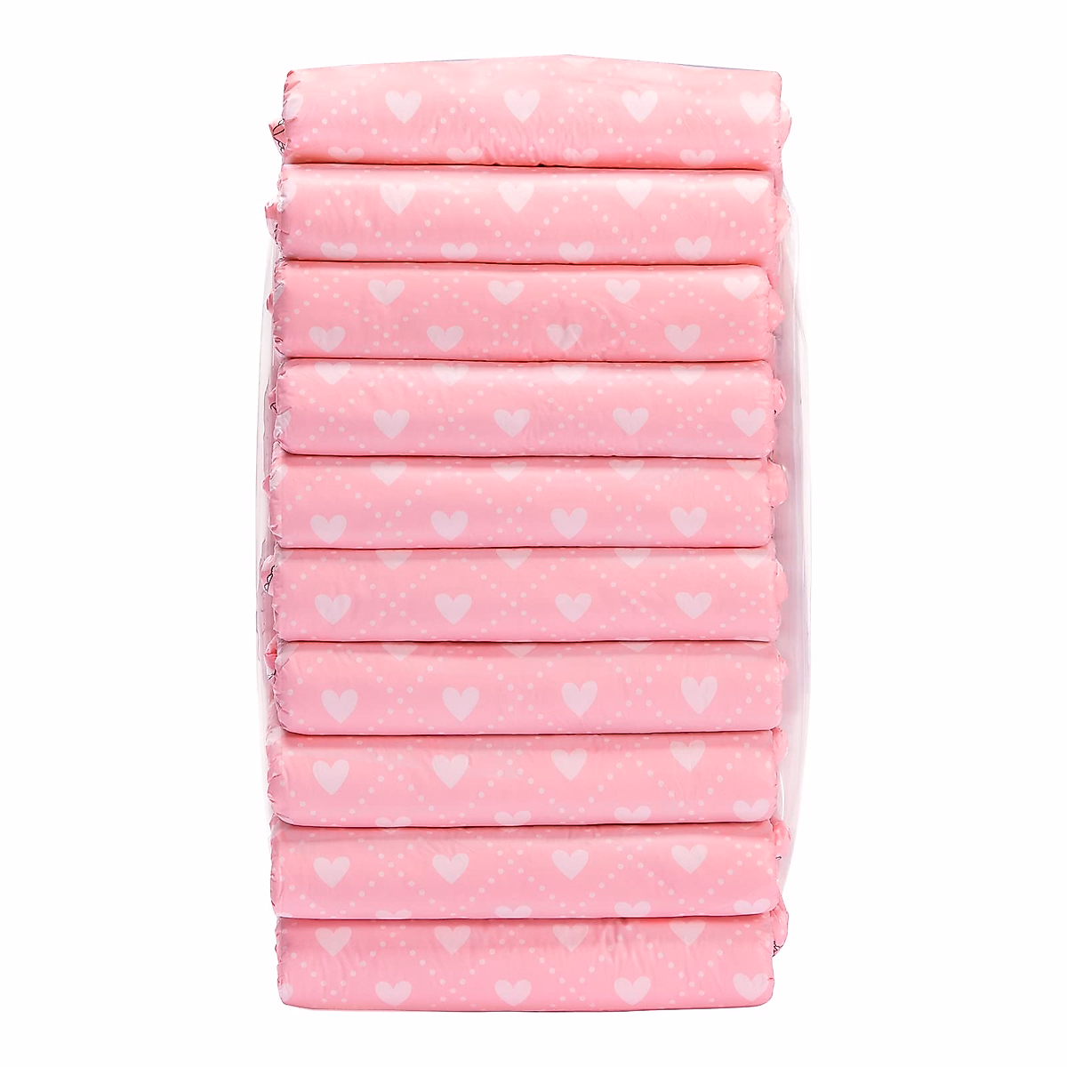 Littleforbig Printed Adult Brief Diapers 80 Pieces (8 Packs) - Blushing Baby(L)