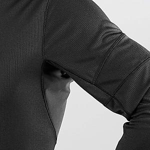 Salomon Men's Agile Long Sleeve Tee, Black, X-Small