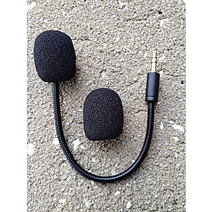 TNE Barracuda X Mic Replacement Detachable Game Microphone Boom for Razer Barracuda X PS4 Pro PS5 Xbox One X Computer PC Gaming Headsets 3.5mm Jack Noise Cancelling