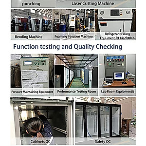 Kolice Commercial 3 Trays Blast Chiller, Blast Freezer, Chest Freezer, Batch Freezer for Hard ice Cream, Chicken, Fish, Dessert, Pastry, etc. -31°F