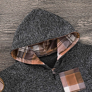 SANMIO Infant Toddler Baby Boys Girls Clothes Hoodie Outfit Classic Plaid Sweatshirt +Pants Clothes Set Kids