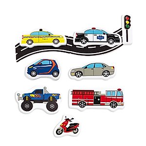 Edushape Magic Creations Bath Play Set, Traffic Fun