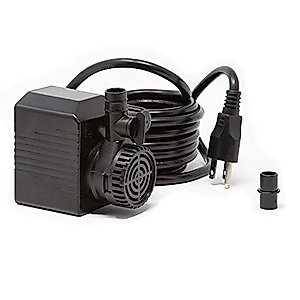 Spaces Places M430AS 430 GPH Auto Shut Pump for Indoor/Outdoor Waterfalls, Gardens, Koi Ponds, and Other Water Features, Black
