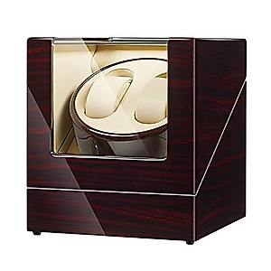 JQUEEN Double Watch Winder with Quiet Japanese Mabuchi Motor