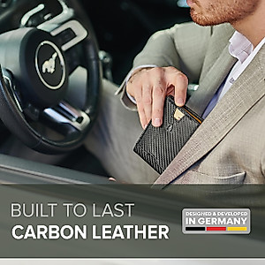 TRAVANDO Wallet for Men Mens Wallet with Money Clip RFID Slim Minimalist PHOENIX