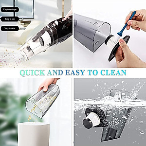 Deep Touch Car Vacuum Cleaner High Power Handheld Vacuum LED 12V Car Vacuum Auto Accessories Cleaning Kit for Car Interior 16 Ft Cable