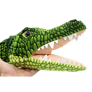 JESONN Realistic Soft Plush Animals Stuffed Toys Crocodile for Kids' Pillow and Gifts,43.3 Inches or 110CM,1PC
