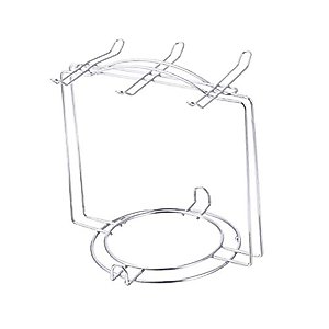 Cabilock Mug Stand Mug Plates Holder Coffee Cup Rack Stand Stainless Steel Coffee Cup Holders for 4 Cups 6 Plates ( Silver ) Mug Tree
