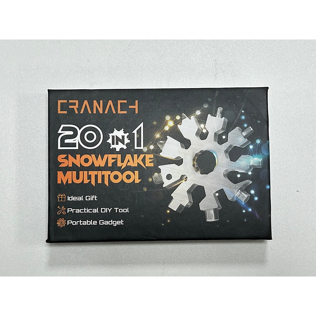 Snowflake Multitool Tools Gifts for Men - Christmas Stocking Stuffers for Men Adults Gifts for Dad Women 20 in 1 Multi Tool Cool Gadgets for Men Portable Screwdriver Mini Pocket Tools for Husband Him