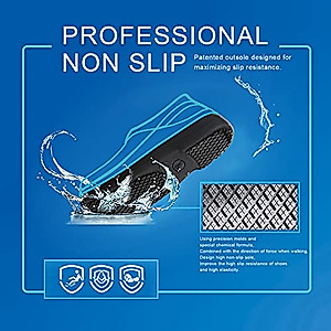 LIPROFE Chef Shoes for Men - Slip Resistant Clogs, Slip On Work Shoes for Food Service, Black Comfort Casual Shoes Black 9