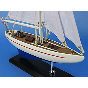 Hampton Nautical Enterprise Sailboat, 16"