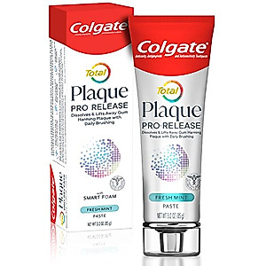 Colgate Total Plaque Pro Release Fresh Mint Toothpaste, 1 Pack, 3.0 Oz Tube