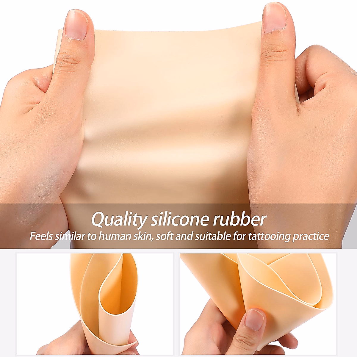 30 Sheets Skin Practice 8 x 6 Inch Double Sides No Ink Needed Skin Practice Pad, Microblading Eyebrows or Lips Practice, Microblading Supplies for Beginners and Artists