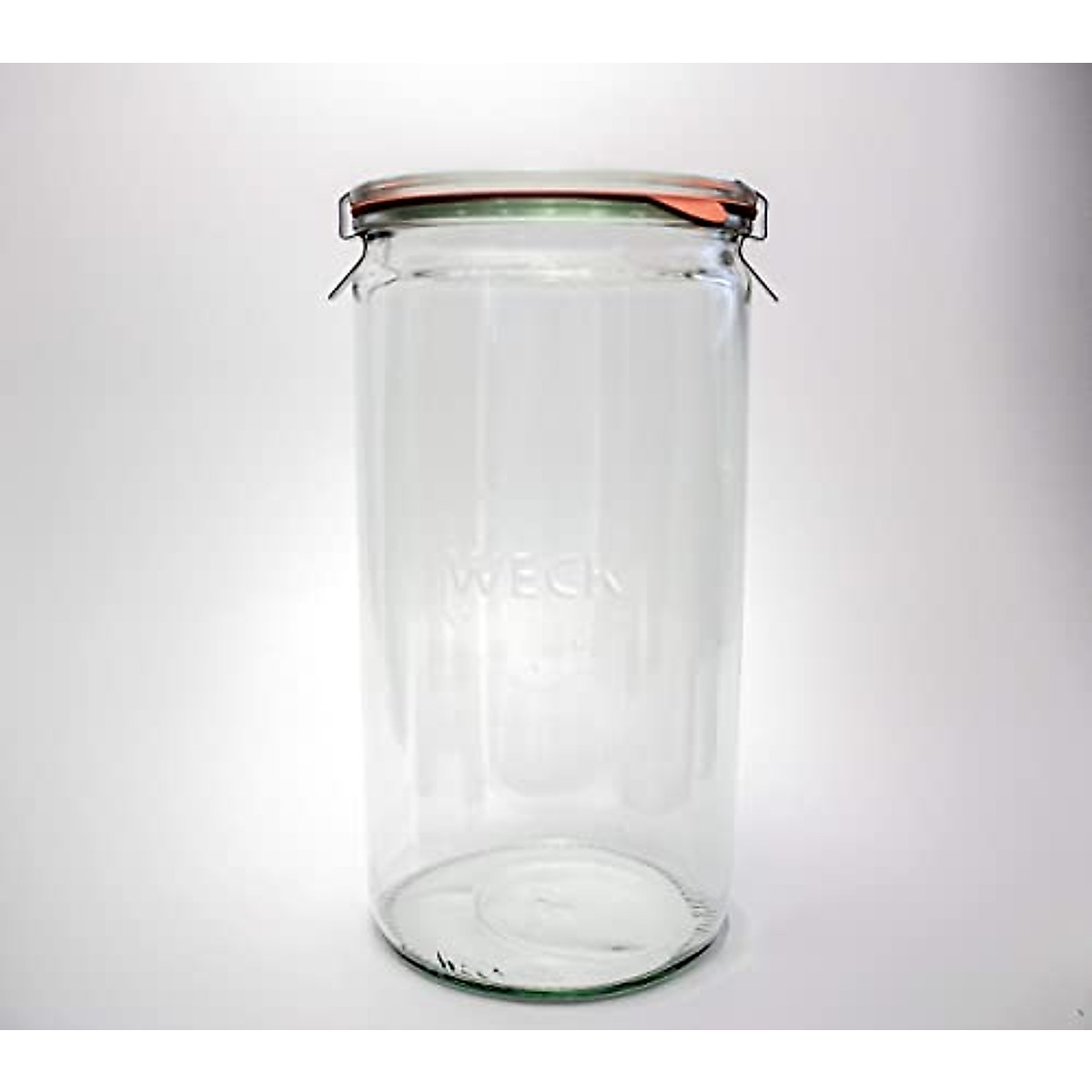 VERSAINSECT – 1.5L Glass Jars with Large Storage Capacity – Preserving Jars with Airtight Lids Suitable for Pickling – Heat Resistant Canning Jars - Microwave Safe - (1 Jar with Glass Lid) 54 fl. oz