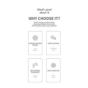 HappyPIG Hose Fish Tank Water Change, Aquarium Water Changer,Aquarium Vacuum with Valve Switch Siphon Sand Cleaner for Aquarium Water Change（5.58ft）