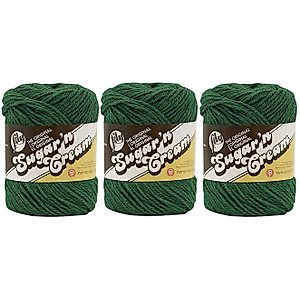 Bulk Buy: Lily Sugar 'n Cream Solids 100% Cotton Yarn (3-Pack) (Dark Pine #0016)3