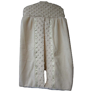 Baby Doll Bedding Bedding Heavenly Soft Diaper Stacker, Ivory