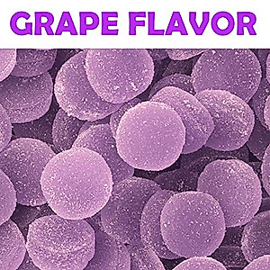 Monster Butts Gummy Grape Flavored Fruit Jelly Disks Fun Unique Halloween Candy Gag Gift for Birthday Girls, Boys, Kids & Teens (5.5 Ounce)