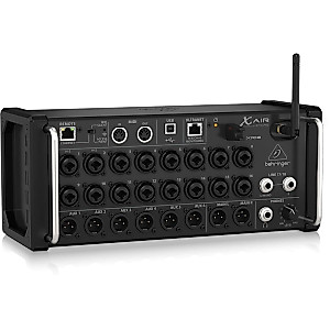 Behringer XAir XR18 18-Channel 12-Bus Portable Digital Mixer for iPad or Android Tablet, with Integrated Wi-Fi, 16 Midas-Designed Preamps, With 4 Pack 15' XLR (M) to XLR (F) Microphone Cables