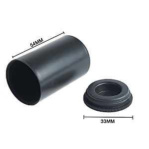 CTKcom 35MM Film Canisters(24 Pack)- Tight Sealing Lids on All Canisters for Travel or Small Storage and Geocaching,24 Pack(Black)