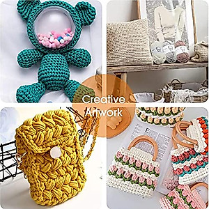 Yarn for Crocheting,Soft Yarn 1PCS Yarn for Crocheting Blankets Acrylic Crochet Yarn for Sweater,Hat,Socks,Baby Blankets