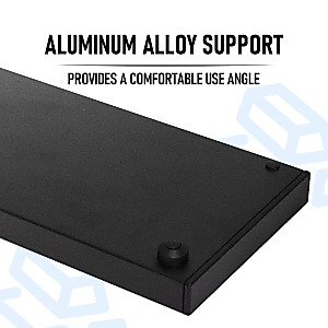 Hunfuthr AL87 RGB Hotswap Mechanical Gaming Keyboard Kit 87keys Aluminum Alloy Shell Keyboard Kit Triple Mode Connection with Replaceable MX Switch 5Pin/3Pin Sound Insulation Mat(Black)