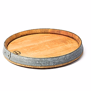 MGP Wine Barrel Head Lazy Susan