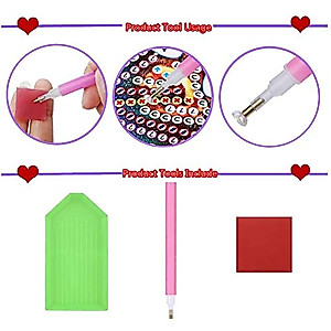 Owl Bookmark Diamond Painting Kit - pigpigboss 2 Packs DIY Bookmark Diamond Painting Set Crystal Rhinestones Diamond Painting Bookmark with Tassel Owl Bookmark Diamond Painting Art (21 x 6 cm)