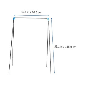 Didiseaon Drying Rack Collapsible Clothes Rack Foldable Laundry Rack Clothing Storage Rack Travel Clothes Space- Saving Laundry Garment Bags for Travel Stainless Steel Rack Coat Rack Hanger