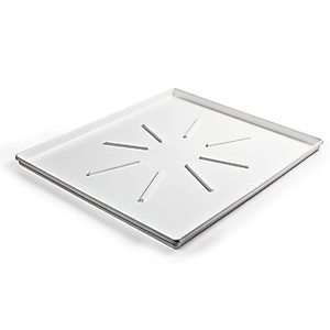 Camco 21007 20786 Low Profile Washing Machine Drain Pan, 30.5" x 34.5", White