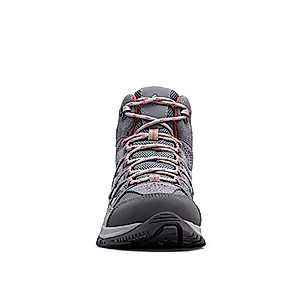 Columbia Women's Crestwood Mid Waterproof Hiking Boot Shoe, Graphite, Daredevil, 8.5