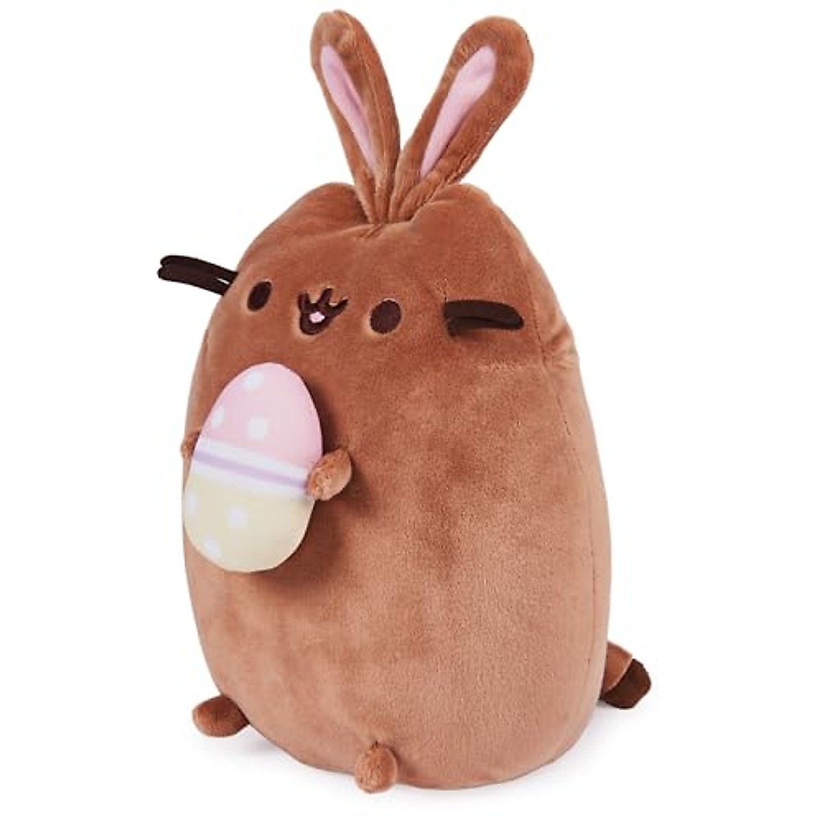 GUND Pusheen Chocolate Easter Bunny Stuffed Animal, Plush Cat, Easter Decorations, 9.5"
