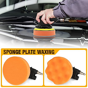 Autolcok 6 Inches Air Random Orbital Sander, Pneumatic Palm Car Sanders For Wood Polisher Metal,And Auto Body Work, Da Sanders, Dual-action Sander