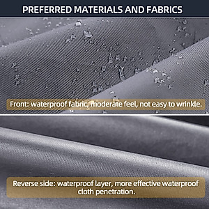 PALON Riding Lawn Mower Cover, Riding Lawn Mower Cover 46 inch Deck, Heavy Duty Riding Mower Cover 72 x 55 x 46 inch, Waterproof and Sun Protection, Garden Tractor Cover with Storage Bag