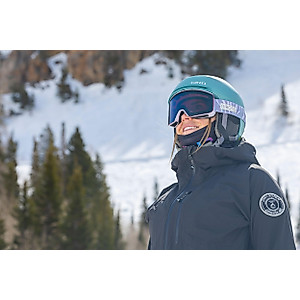 Giro Ella Ski Goggles - Snowboard Goggles for Women - White Limitless Strap with Vivid Pink/Vivid Infrared Lenses