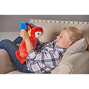 Wild Republic Scarlet Macaw Plush, Stuffed Animal, Plush Toy, Gifts for Kids, Cuddlekins 12 Inches