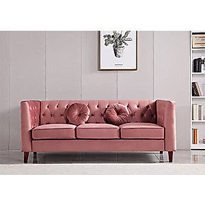 US Pride Furniture S5688N-S5694N Sofas, Rose