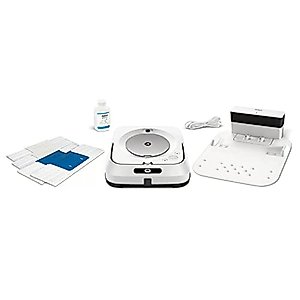 iRobot Braava Jet m6 (6110) Ultimate Robot Mop- Wi-Fi Connected, Precision Jet Spray, Smart Mapping, Works with Alexa, Ideal for Multiple Rooms, Recharges and Resumes (+7 Extra Dry Sweeping Pads)