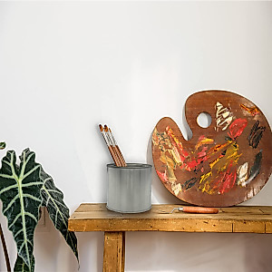 Esamploe 8 Pack Empty Metal Paint Cans with Lids(1/2 Pint Size),Paint Storage Containers for Leftover Paint,1 Cup Capacity Touch Up Paint Containers,Tiny Empty Unlined Pint Paint Pails