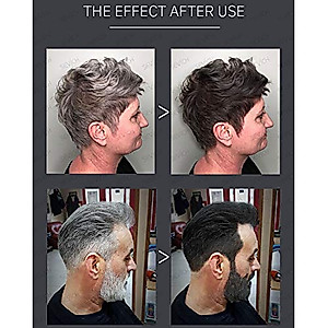 Natural Black Hair Shampoo, White to Black Shampoo for Men and Women, White Hair Removal Dye Hair Coloring Shampoo(250ml)