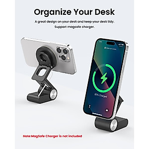 SODI Continuity Camera Mount for Desktop Monitor & iMac - iPhone Webcam Mount for MacBook with Mag-Safe Compatible, Tilt for Desk View, Magnetic Phone Stand for iPhone 15/14/13/12, Mac OS Ventura