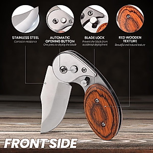 ITOKEY Small Pocket Knife for Men Women, EDC Folding Knives, Box Cutter Pocket Tool for Everyday Carry, Cool Dad Gadget Gifts