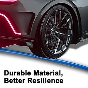 Heliwoo Pressure Washer Hose 50 FT x 1/4", Upgrade Kink Resistant Pro-Flexible Electric Power Washing Hose, 4000 PSI Replacement Extension Hose with Swivel Thread x 3/8" Quick Connect 5 Set