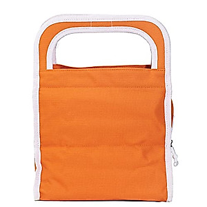 RTIC Ice Lunch Bag, Freezable For Women, Men and Kids, Reusable Durable Fabric, Food Safe BPA Free Gel, Cooler Lunch Bags for On The Go Meals, Commuters Students, 8.25” x 7.5”, Dark Orange